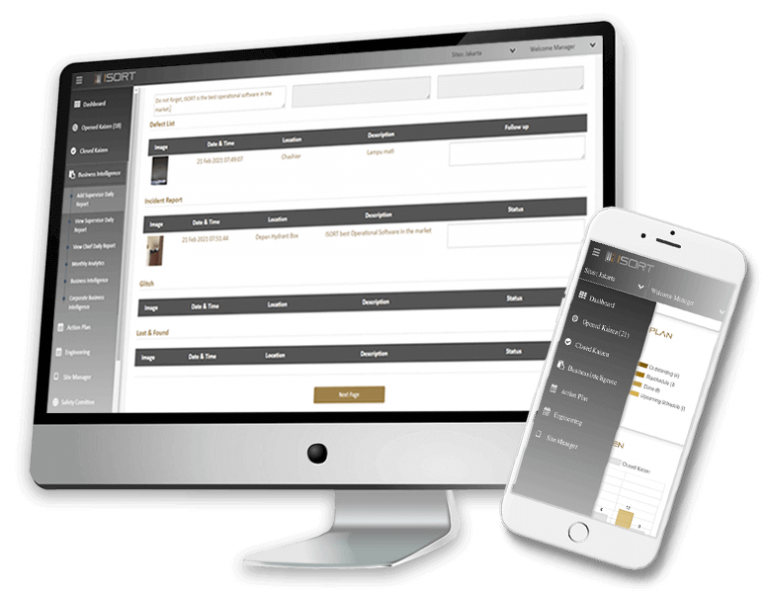 iSort Maintenance Management Features | CMMS Indonesia